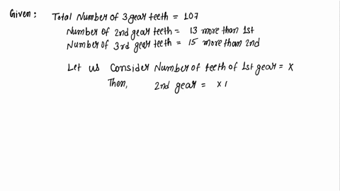 SOLVED: GEARSFind the distance between centers of a pair of gears one ...