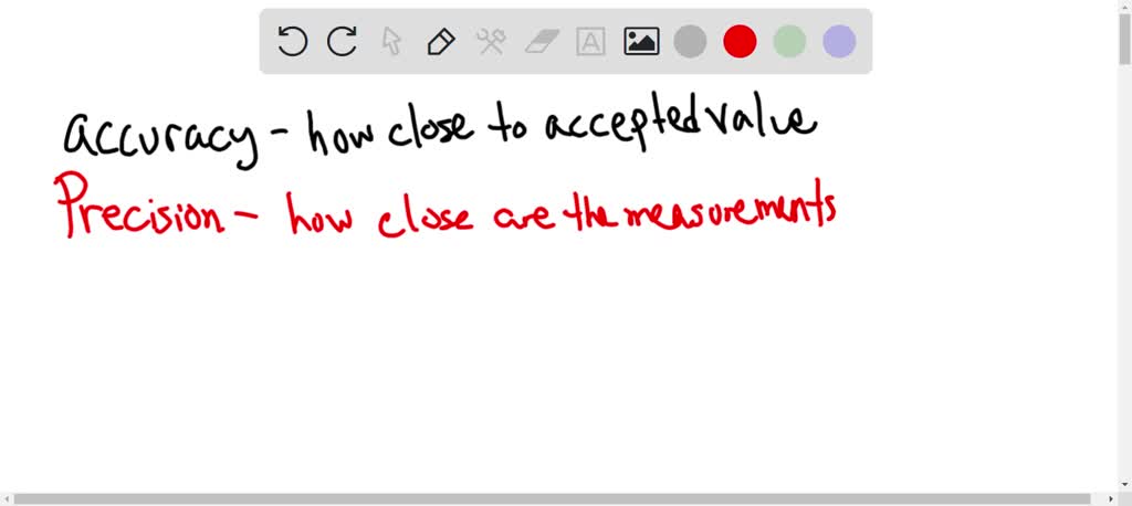 SOLVED: In the figure, which result has large accuracy and little ...