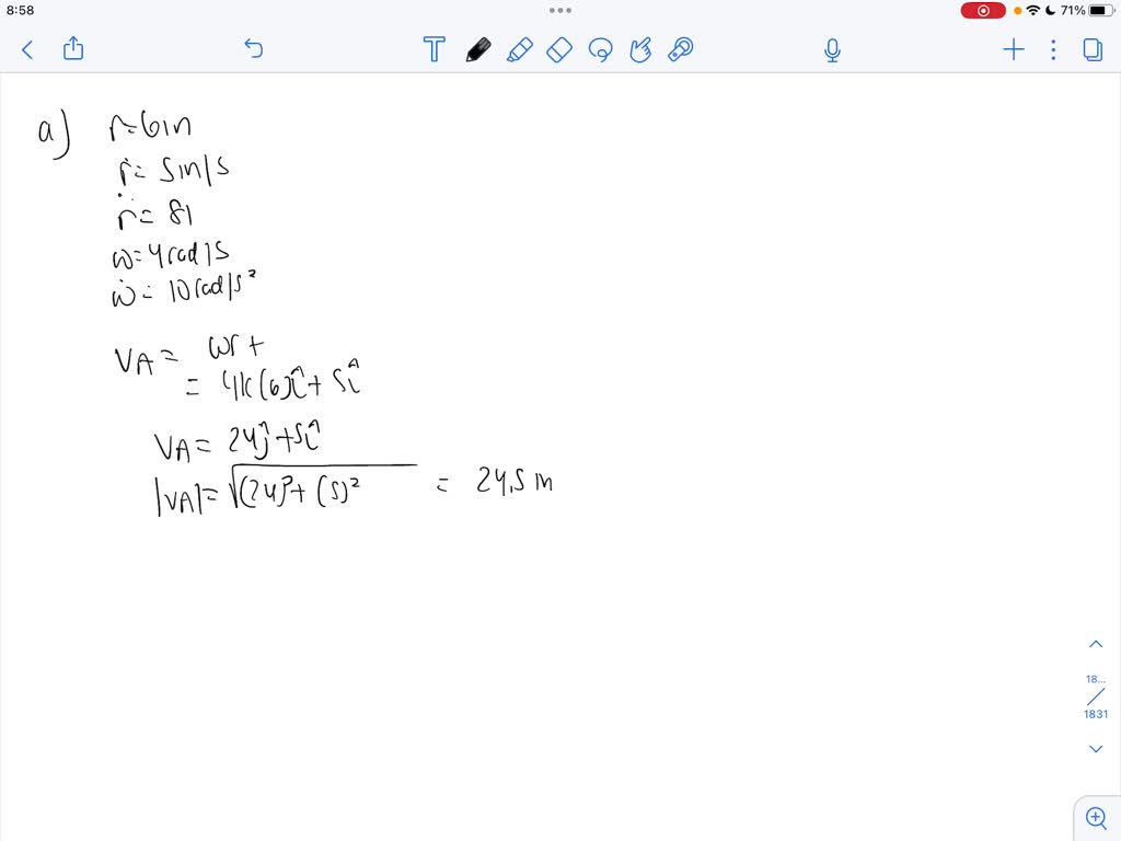 SOLVED: At the instant represented, the disk with the radial slot is rotating about O with a ...