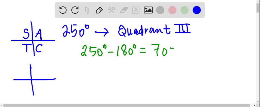 SOLVED: Determine an angle between 0 and 360 that has the same ...