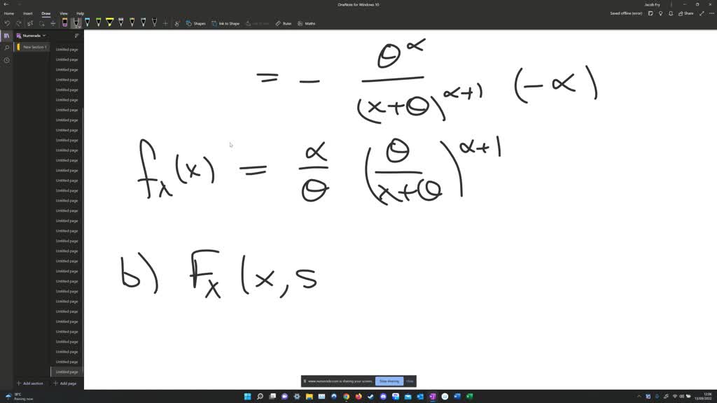 SOLVED: The cdf of the Pareto distribution is given by F(x) = 1 - (x/x0 ...