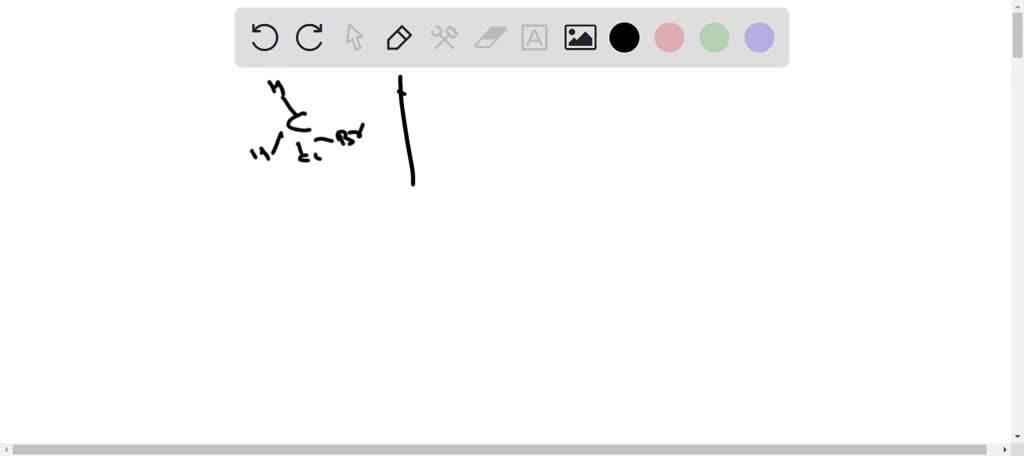 SOLVED: Draw the 3D structure of CH2ClBr and its mirror image with ...