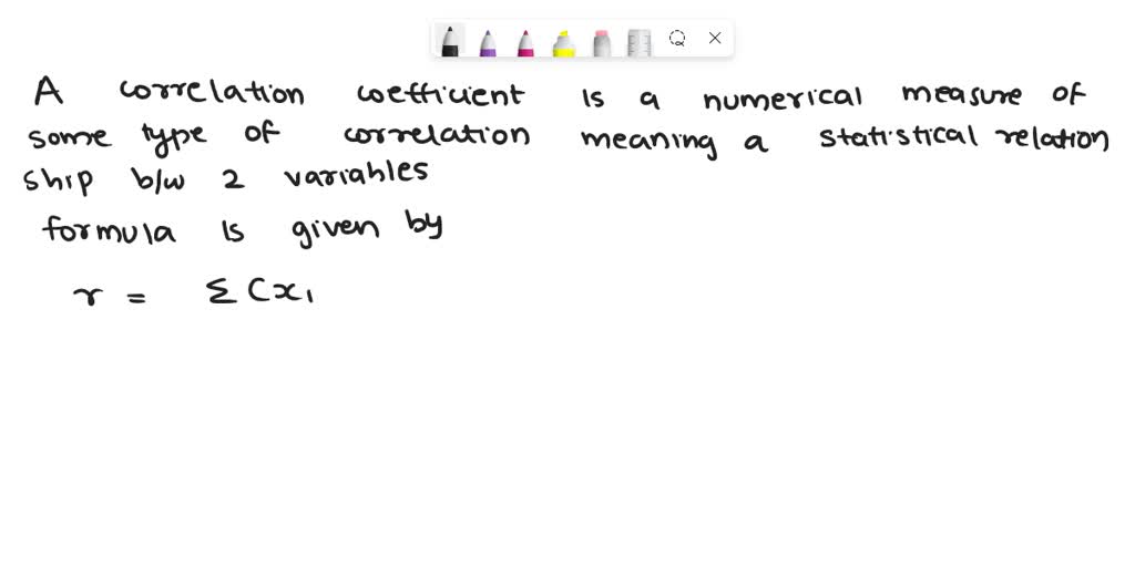 SOLVED: a correlation coefficient between average temperature and ice cream sales is most likely ...