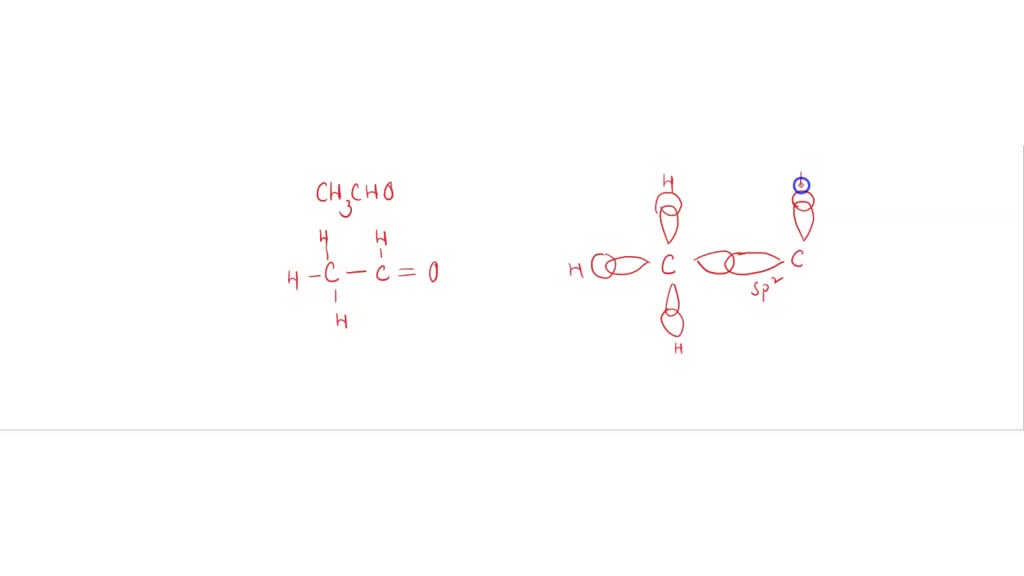 Solved Draw The Orbital Overlap Diagram For Ch3cho Overlap Forms