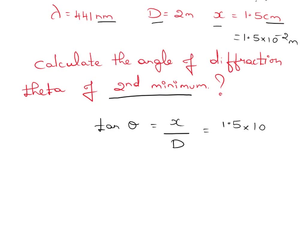SOLVED: Monochromatic light of wavelength 590 nm is incident on a ...