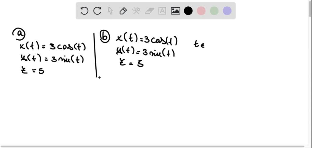 SOLVED: A2) For each shape described below, sketch the shape; give parametrization of the shape ...
