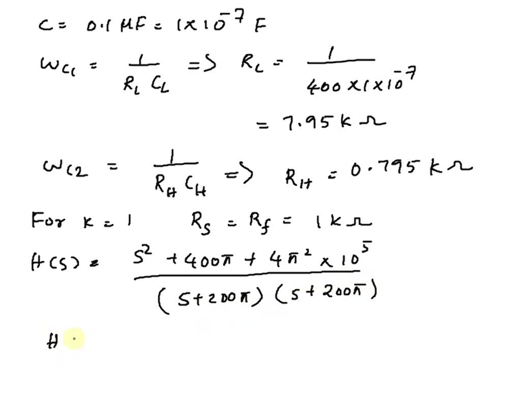 SOLVED: A low-pass filter is designed to have a roll-off factor of 40 ...