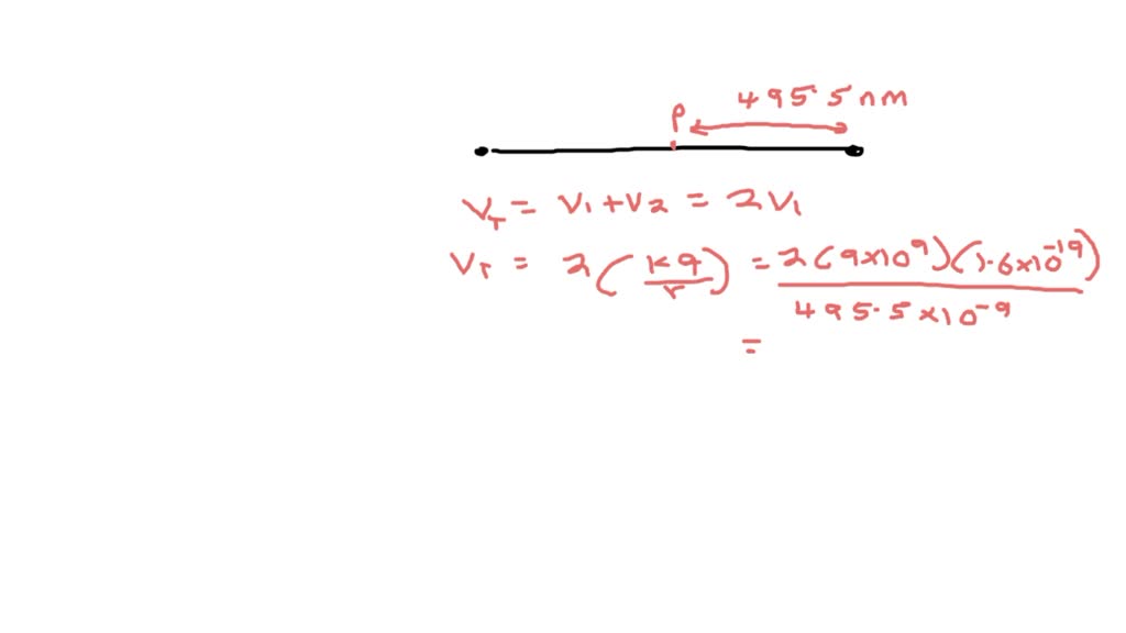 SOLVED: Two protons are maintained at separation of 991 nm. Calculate ...