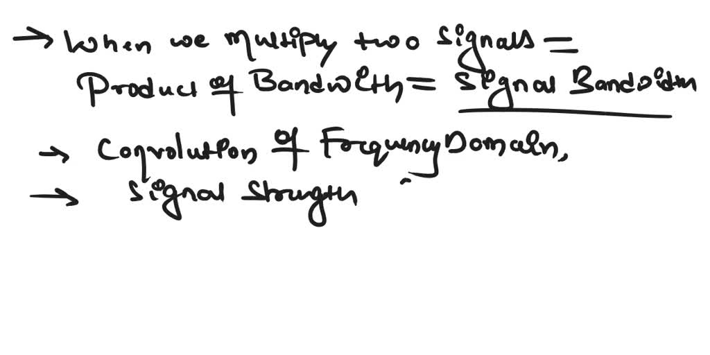 Solved Determine The Equation For Calculating The Bandwidth Of An Ask Signal