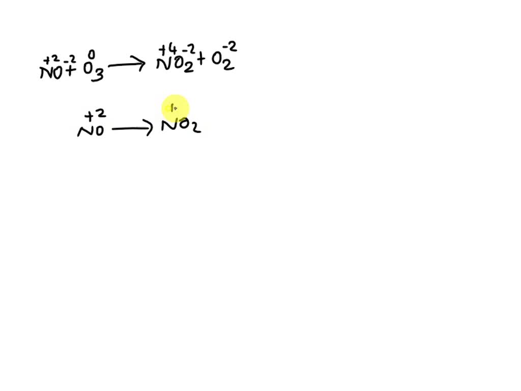 SOLVED: Which species undergoes reduction by the following reaction? NO ...