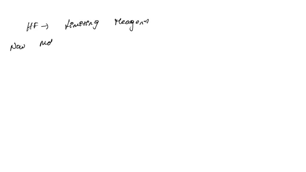 SOLVED: Tin (II) fluoride can be made by the following reaction: Sn(s ...