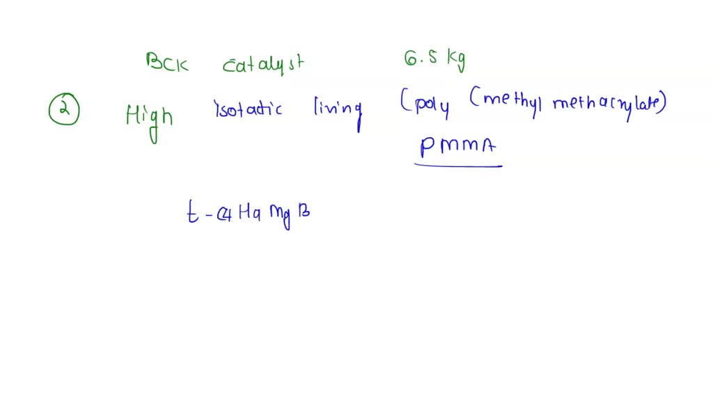 Solved In The Figure Below What Form Of Polypropylene Is Shown A B Isotactic Syndiotactic
