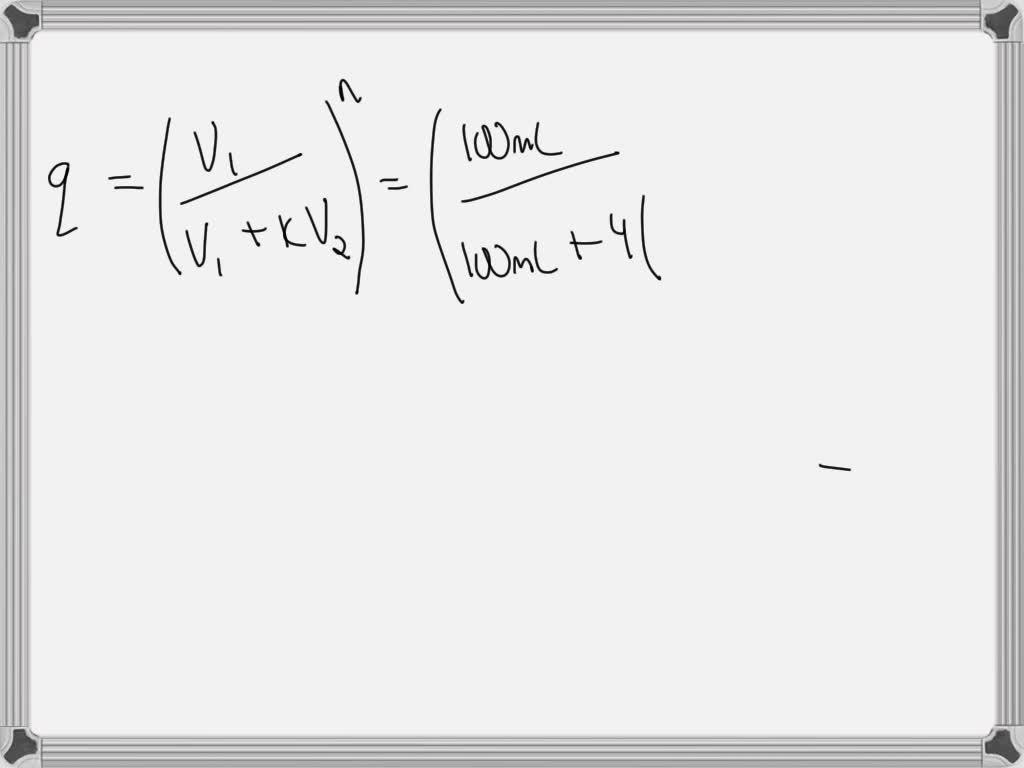 49. Solute A has partition coefficient of 4 between diethyl ether and water. If 100 mL of a 0.1 ...