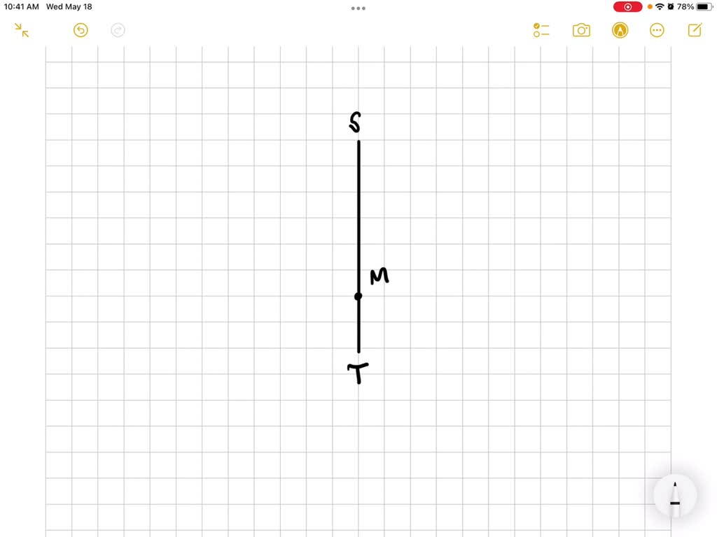 SOLVED: Draw a line segment 6.8 cm long and draw its perpendicular bisector using a compass and ...