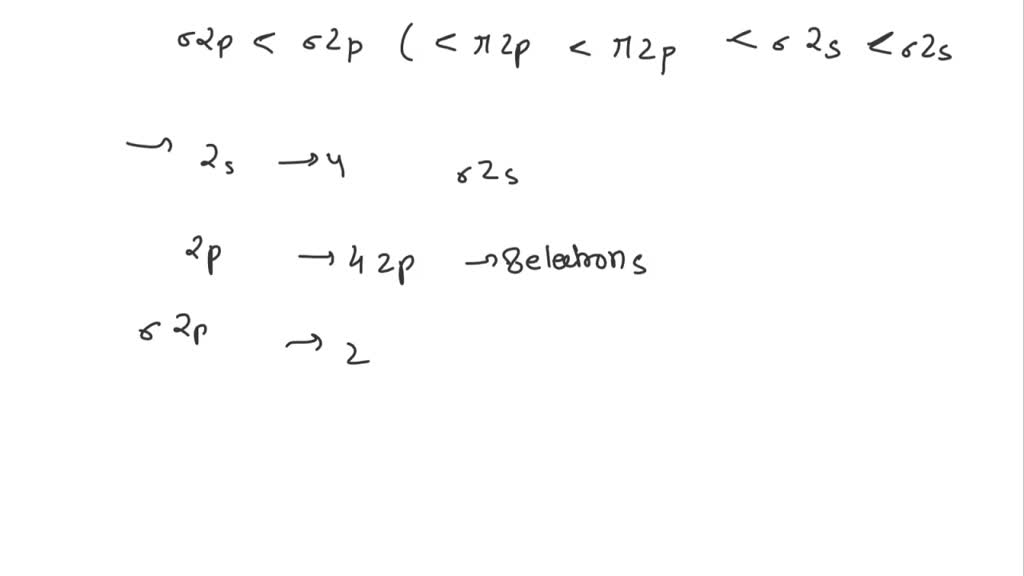 SOLVED: using LCAO-MO theory what is bond order of C2+ 3 2 1 0 2.5 1.5