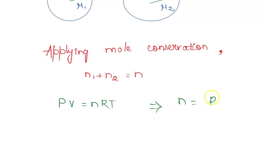 The radii of two soap bubbles are r1 and r2. In isothermal conditions ...