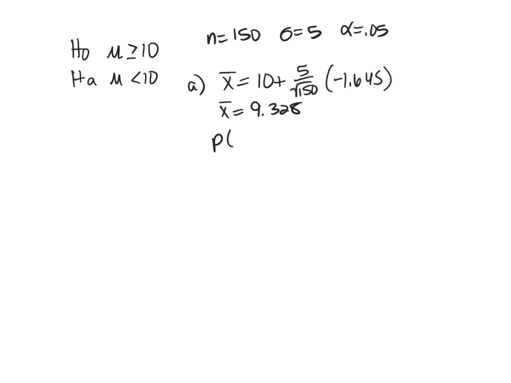 SOLVED: Consider the following hypothesis test. H0: ≥ 13 Ha: