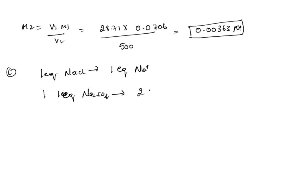 SOLVED: Calculate each of the following quantities: (a) Molarity of a solution prepared by ...