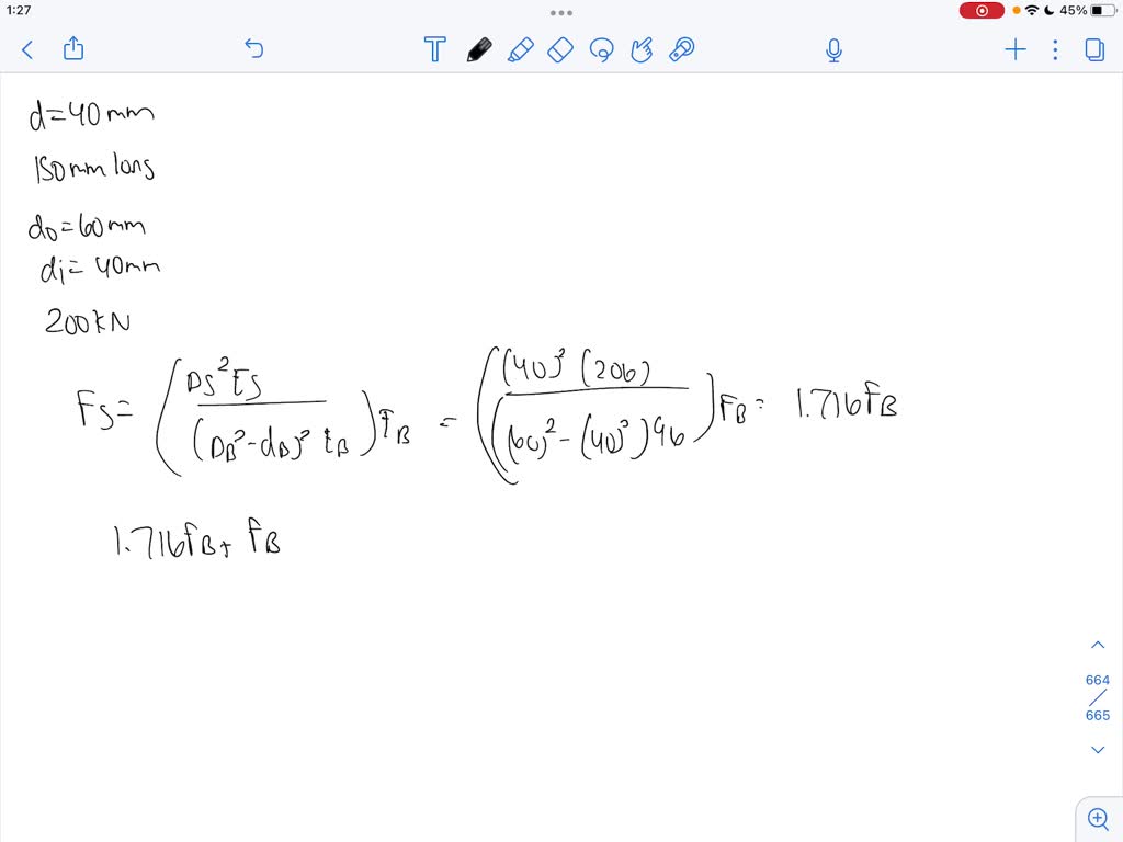 SOLVED: The material used here is standard steel with a yielding stress of 45 kpsi and a ...