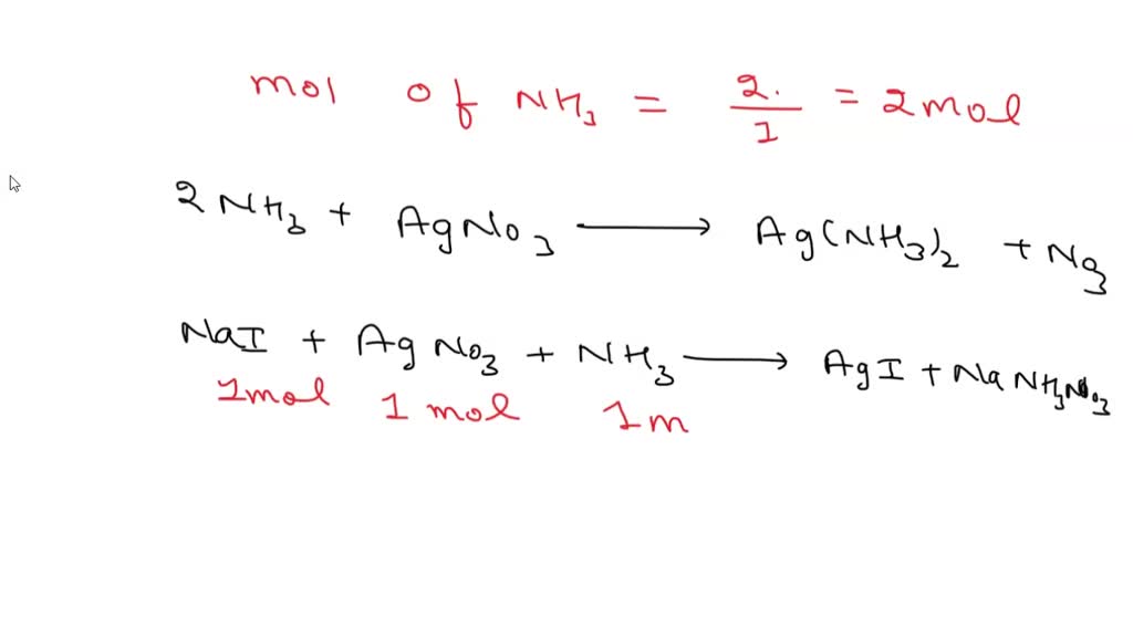 SOLVED: A 0.11 −mol sample of AgNO3(s) is dissolved in 1.00 L of 1.15 M ...