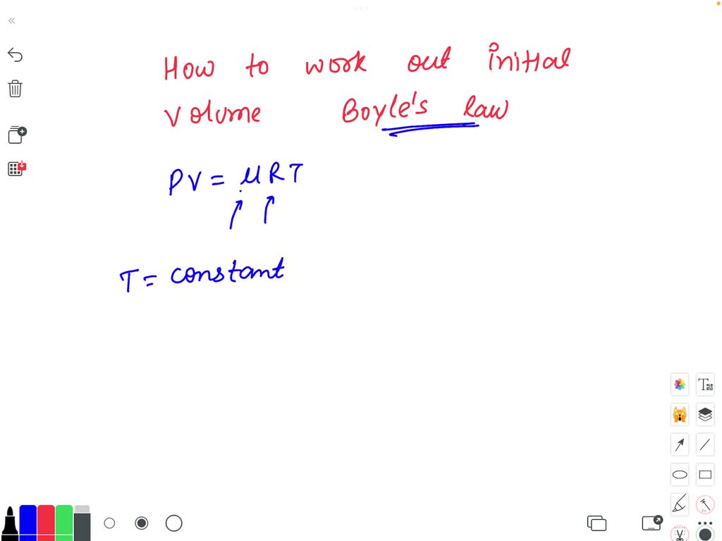 SOLVED: 9.1 In the Boyle's law experiment, a constant "small adjustment ...