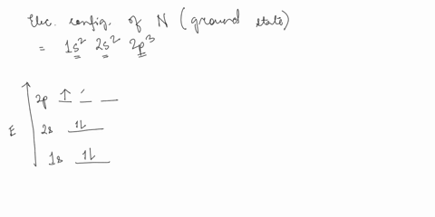 draw the orbital diagram for nitrogen