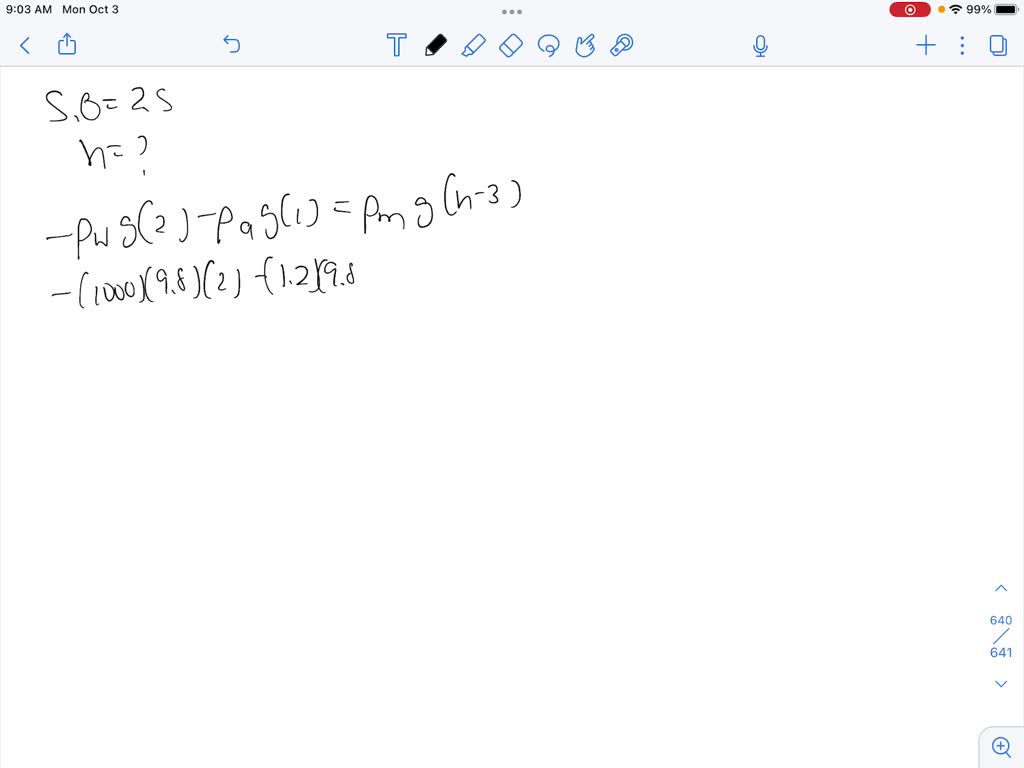 SOLVED: An inverted open tank is held in place by a force R as shown in Fig P2.41. If the ...