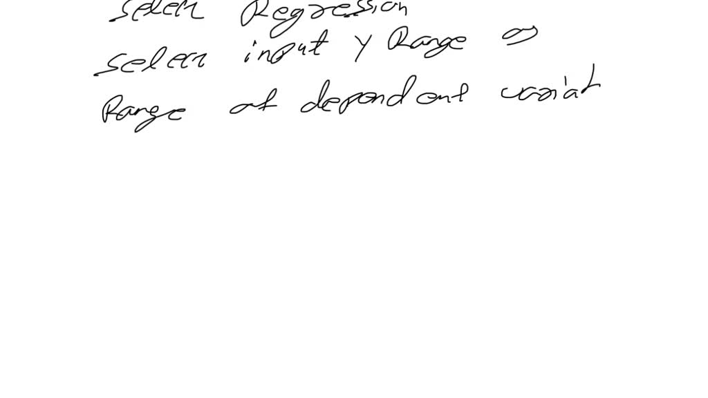 Solved Examine The Following Two Quantitative Variables Create A Quadratic Model To Predict Y