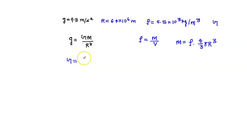 SOLVED: Acceleration due to gravity at a certain location of the earth ...