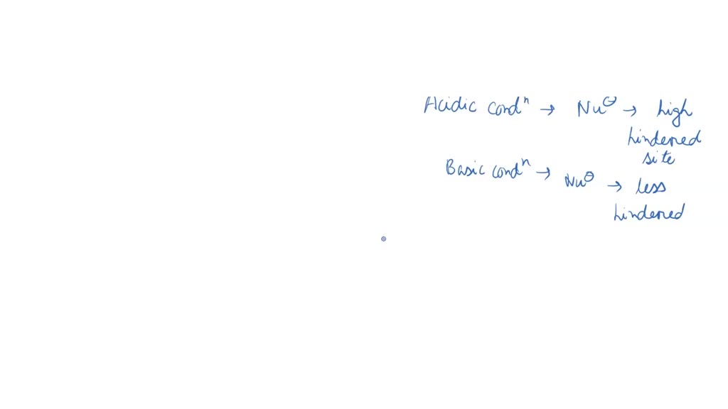 SOLVED: Epoxides: Reaction of 3-ethyl-2,2-dimethyloxirane with CH3OH ...