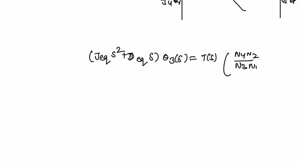 SOLVED: 35. For the rotational mechanical system with gears shown in Figure P2.20,findthe ...