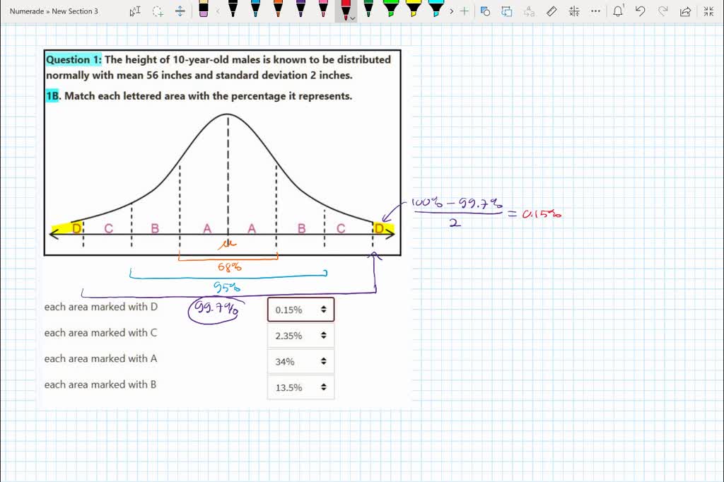 SOLVED: Question 1: The height of 10-year-old males is known to be ...