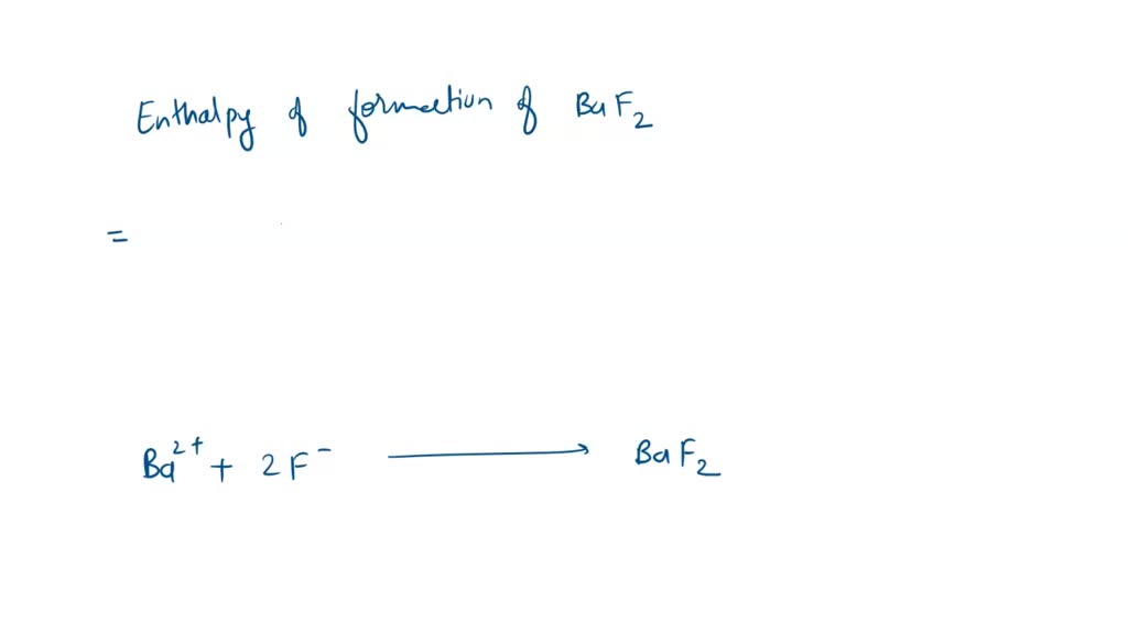 SOLVED: BaF2 has a similar crystal structure as CaF2. Write a Born ...