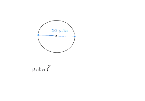 The diameter of a circle is 20 in find its circumference in...