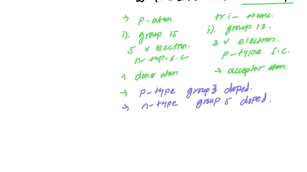 13 Define doping: 2 What is the difference between a pentavalent atom ...