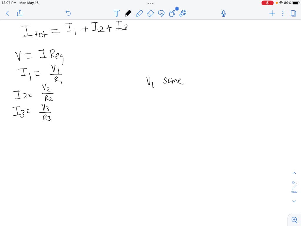 SOLVED: QUESTION 6 Find the expression for the equivalent resistance of 3 resistors (R1, R2, R3 ...