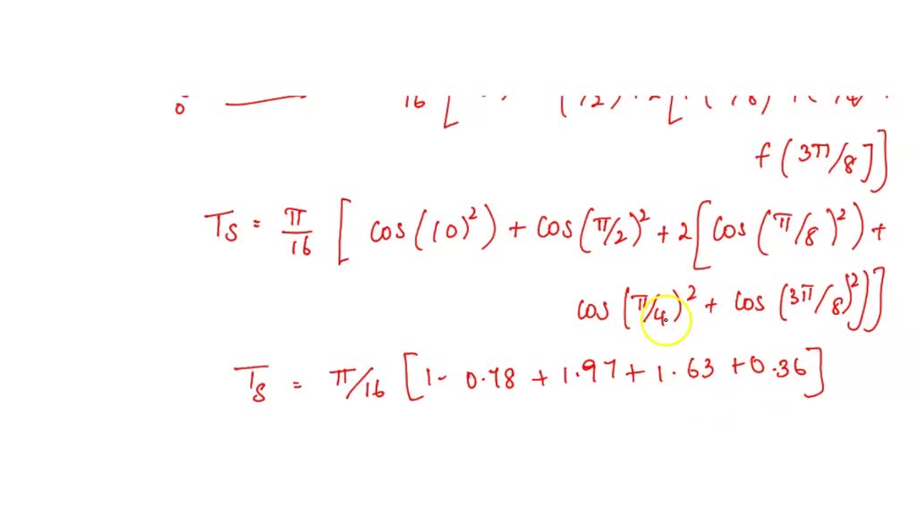 SOLVED:[15 points] The degree of precision of numerical integration ...