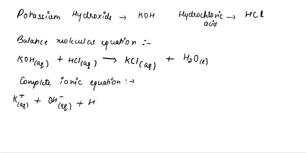 SOLVED: A. Write a net ionic equation for the reaction that occurs when aqueous solutions of ...