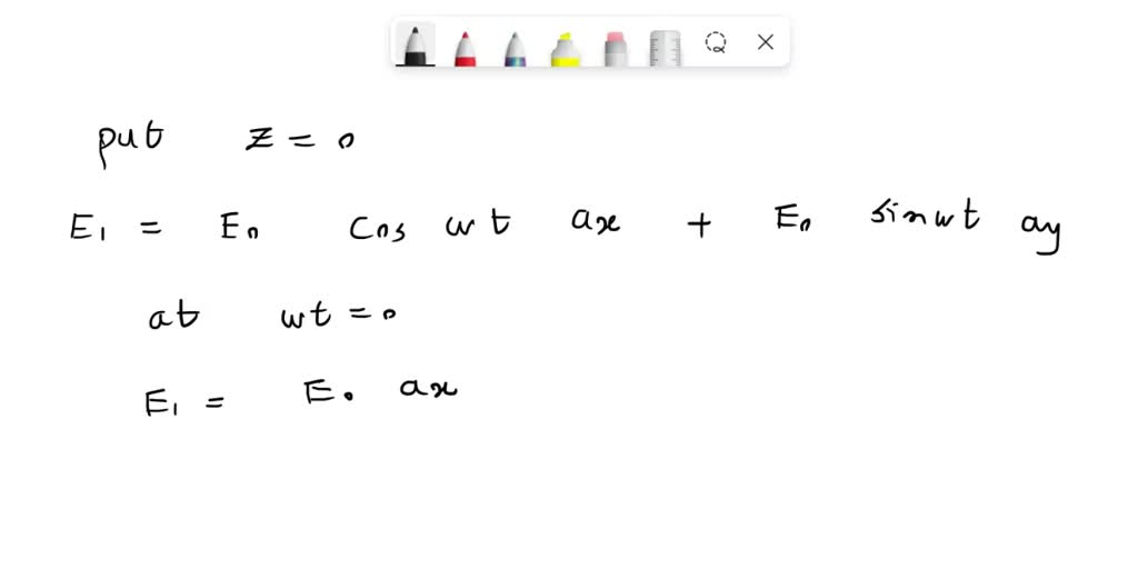 SOLVED: Prove a linearly polarized wave can be expressed as a sum of ... SOLVED: Prove a linearly polarized wave can be expressed as a sum of ...