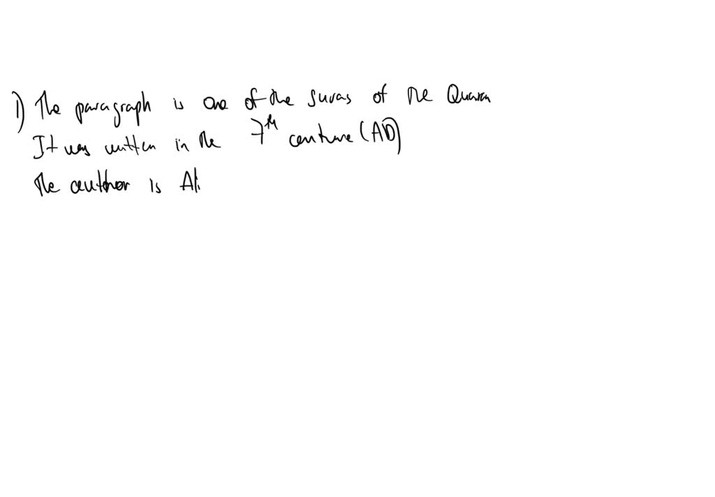 SOLVED: Such is the paradise that the righteous have been promised ...