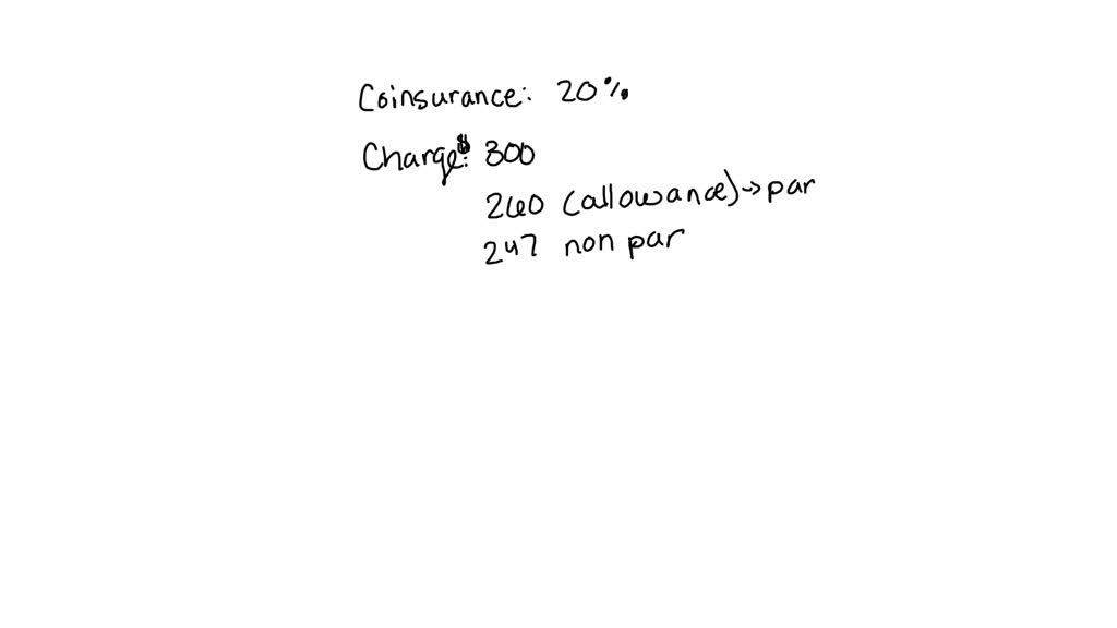 SOLVED: Calculating Medicare Payments, Write-Offs, Limiting Charges ...