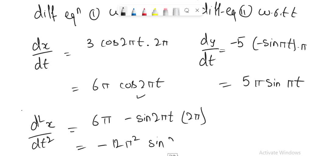 SOLVED: A curve is given by the parametric equations: x = 6t and y = 1 ...