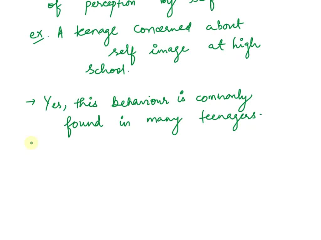 SOLVED: Discussion 8: Adolescent Egocentrism One intriguing shift in ...