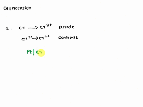 1 write the cell notation for an electrochemical cell...