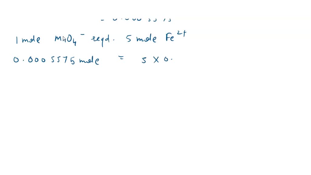 SOLVED: A redox titration was completed by titrating 15.0 mL of chromium(II) chloride solution ...