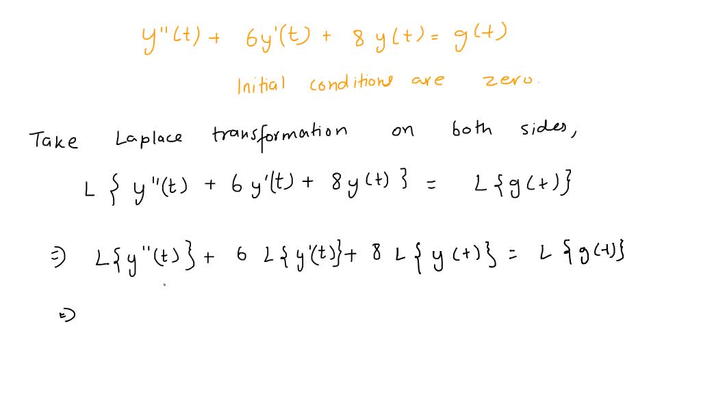 SOLVED: The transfer function of a linear system is defined as the ...