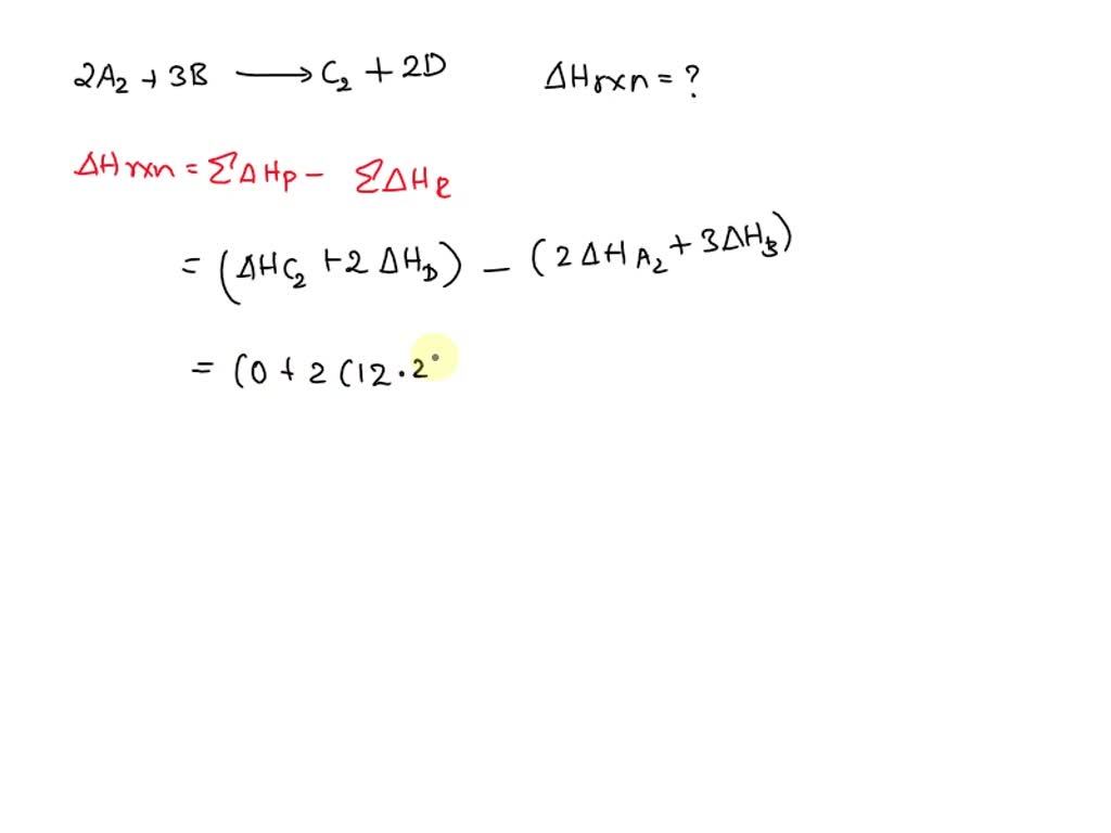 Solved Consider The Following Balanced Reaction 2a 3b C 2d What