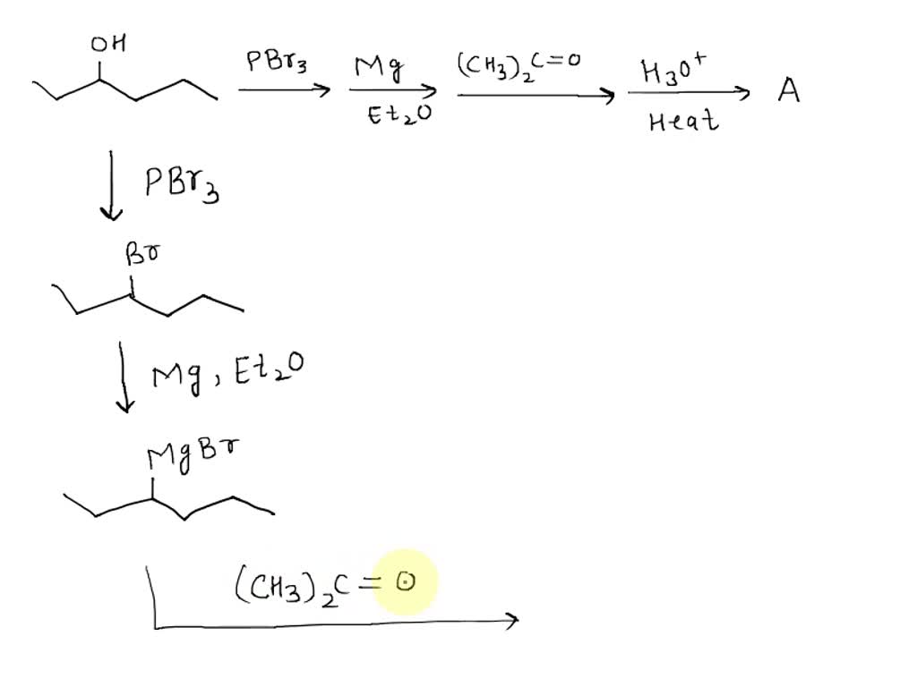 SOLVED: What is the product, A, that would be obtained from the ...