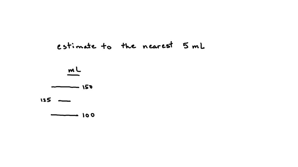 Read the volume of the liquid in the Erlenmeyer flask. Estimate the ...