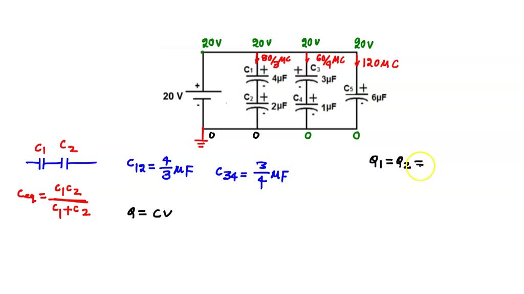 VIDEO solution: 11.Fill in the table for the following circuit: C1 = 12 ...